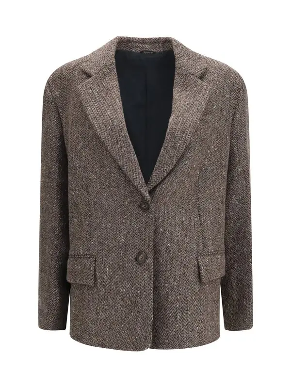 Brunello Cucinelli Single-breasted Virgin Wool Blend Jacket