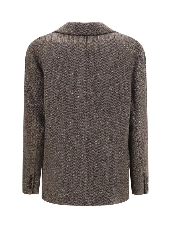 Brunello Cucinelli Single-breasted Virgin Wool Blend Jacket