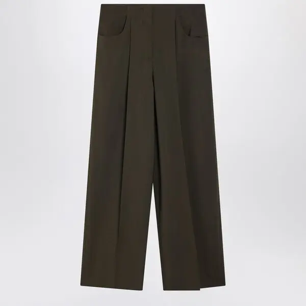 Fendi Wool Trousers - Green