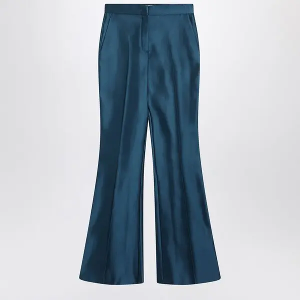 Fendi Duchess Satin Trousers - Blue
