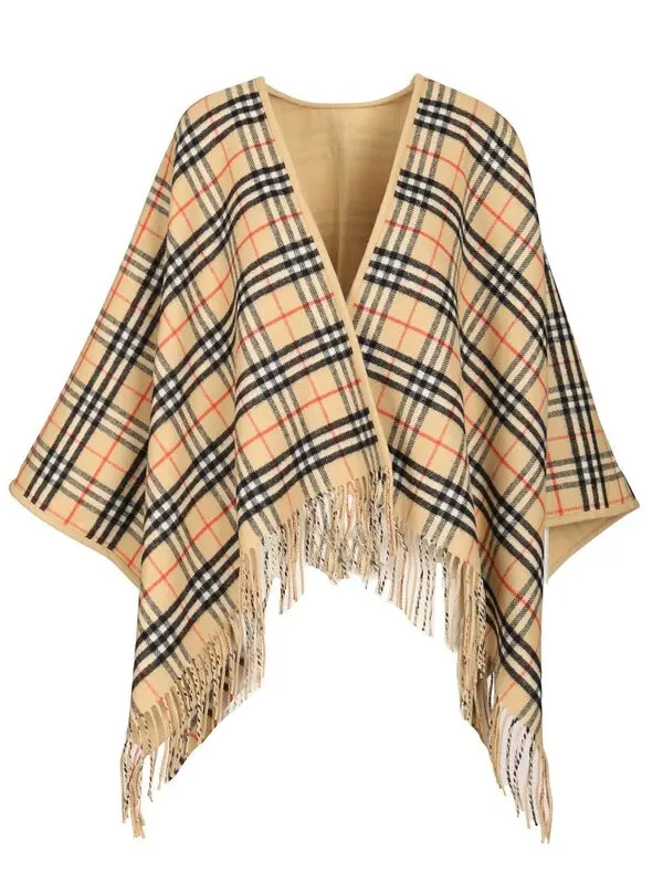 Burberry Reversible Cape - Cream
