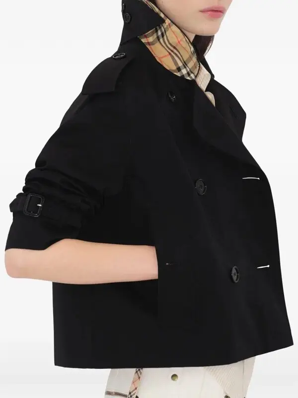 Burberry Mayfair Trench Jacket - Black