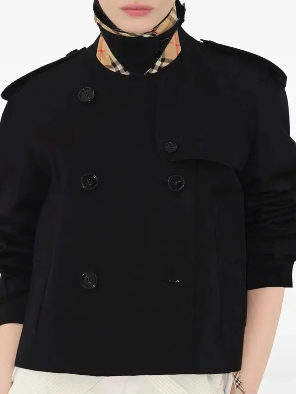 Burberry Mayfair Trench Jacket - Black
