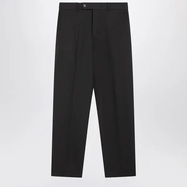 Fendi Wool Trousers - Brown