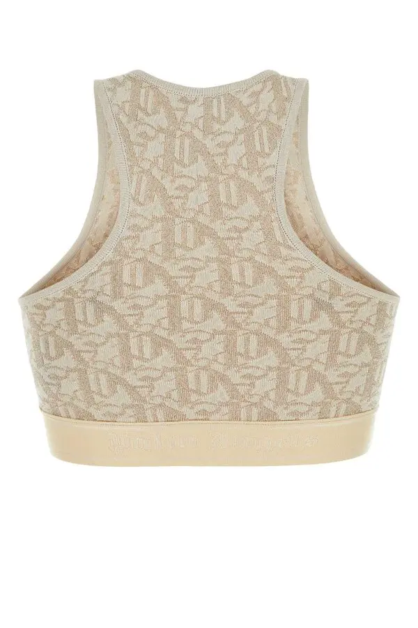 Palm Angels Embroidered Viscose Blend Top