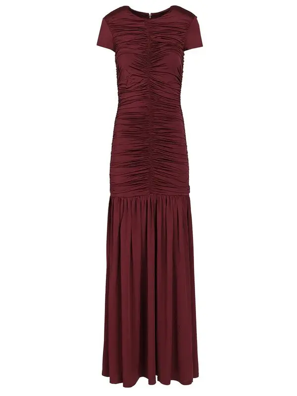 ROTATE BY BIRGER CHRISTENSEN Long Gathered Dress - Multicolor