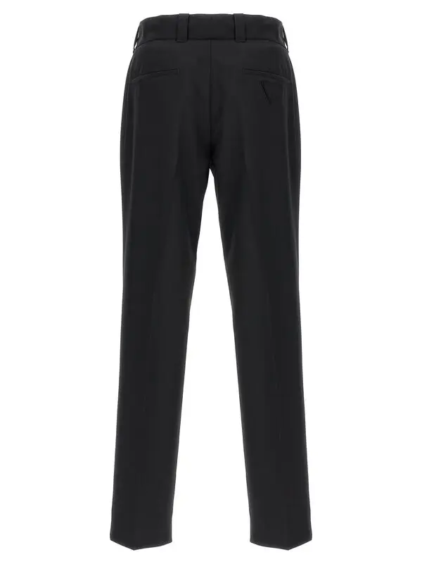 Prada Wool Blend Straight Leg Pants
