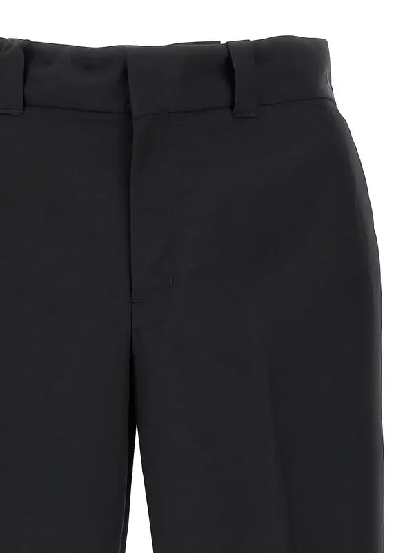 Prada Wool Blend Straight Leg Pants