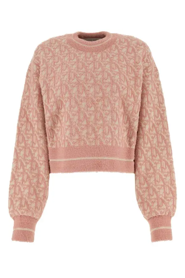 Palm Angels Embroidered Nylon Blend Sweater