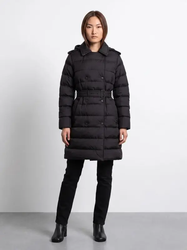 Burberry Hooded Puffer Jacket - Black