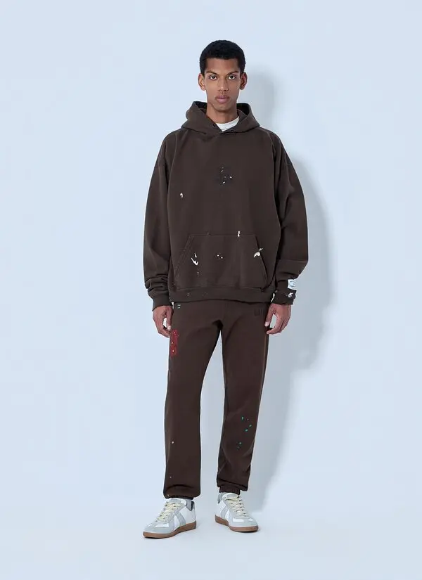 GALLERY DEPT. Abstract Print Hoodie - Brown