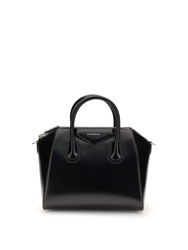 Givenchy Antigona Small Leather Box Handbag - Black