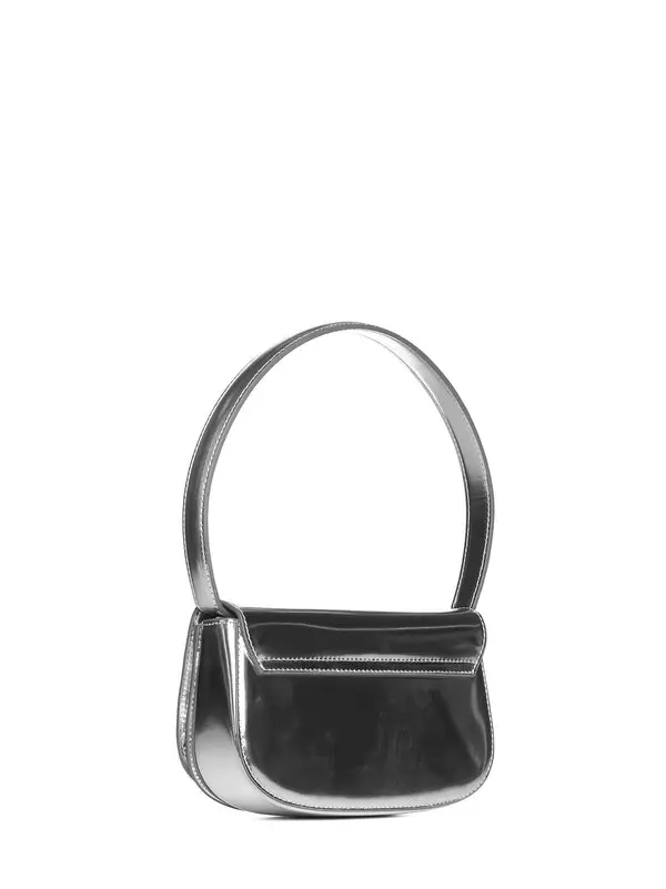 DIESEL® 1dr – Iconic Mirrored Leather Shoulder Bag - Multicolor
