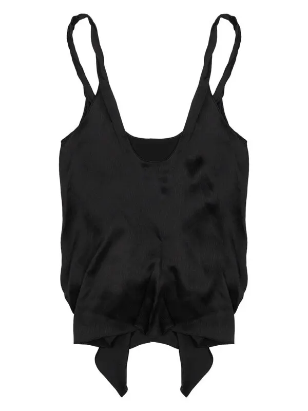JW Anderson Top Annodato Cami - Black
