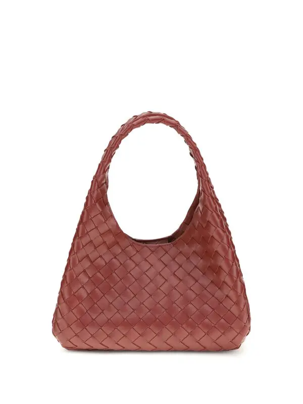 Bottega Veneta Campana Shoulder Bag - Red