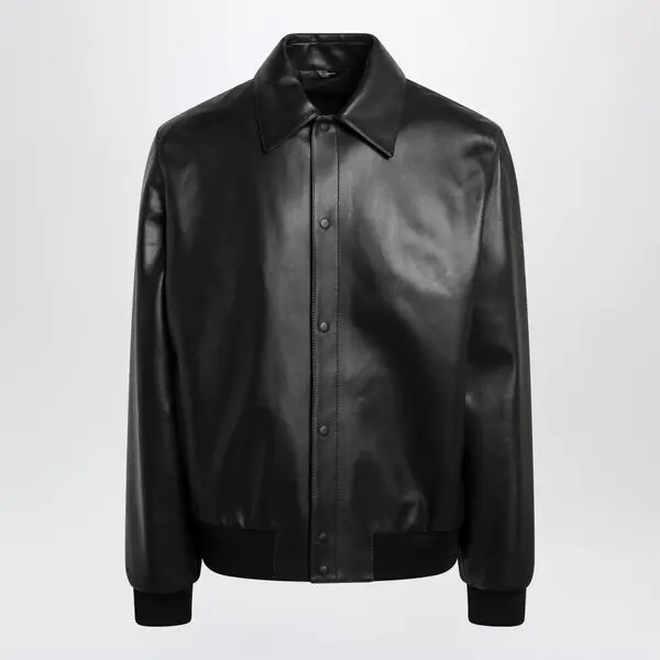Fendi Leather Blouson - Black