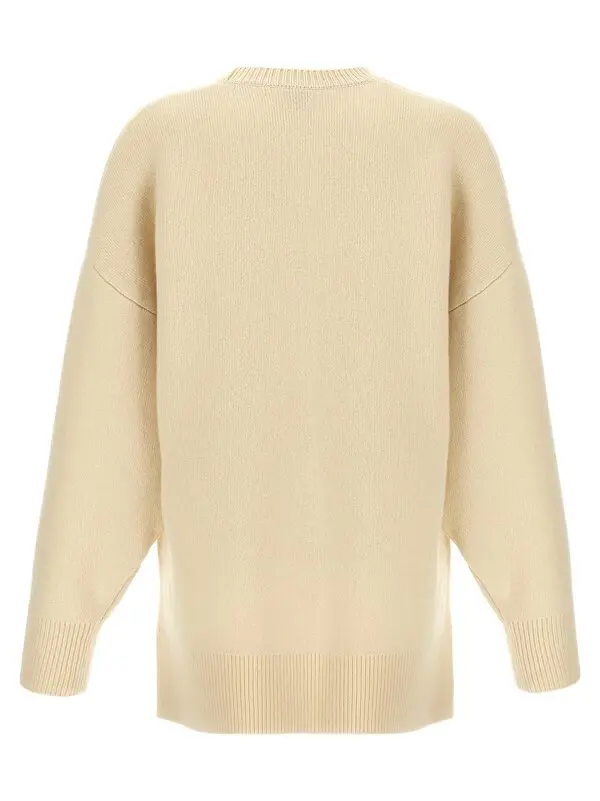 TOTEME Double-knit Cashmere-blend Pullover - White