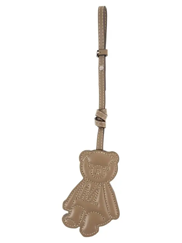 Max Mara Mxalacca Leather Keyring With Bear Charm