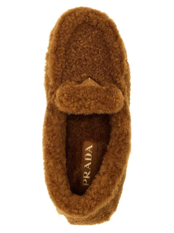 Prada Shearling Loafers