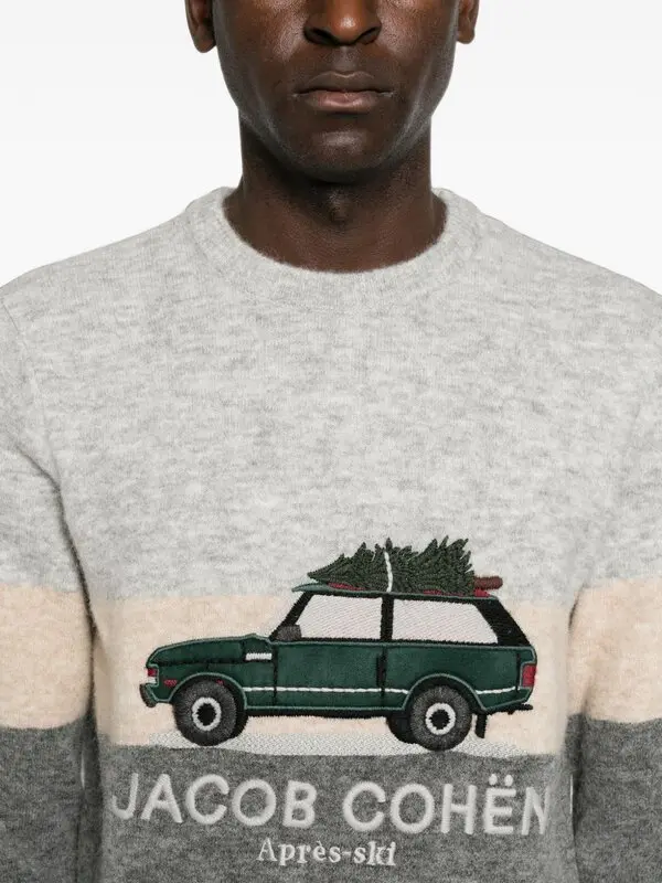 Jacob Cohen Wool Crewneck Sweater