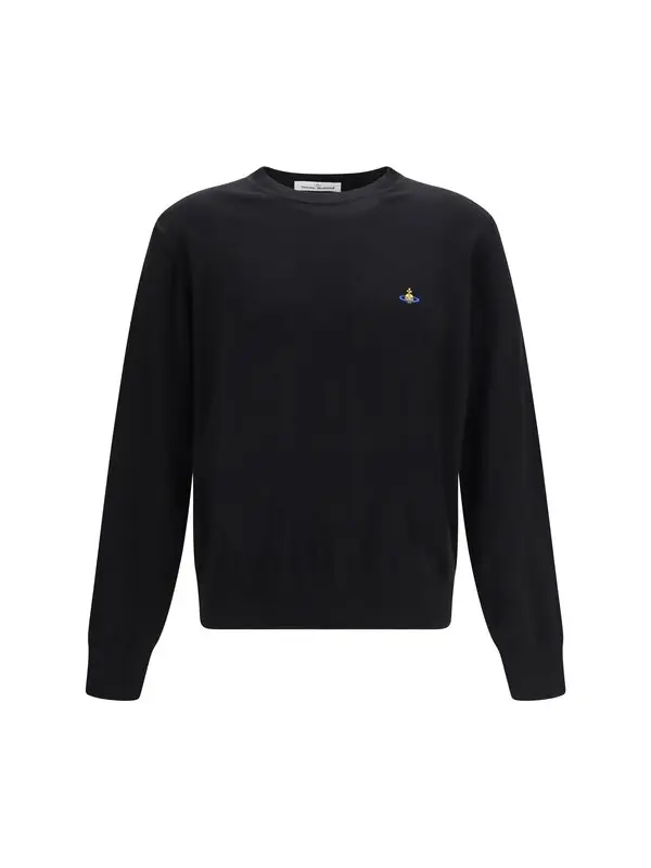 VIVIENNE WESTWOOD Alex Cotton And Cashmere Sweater - Black