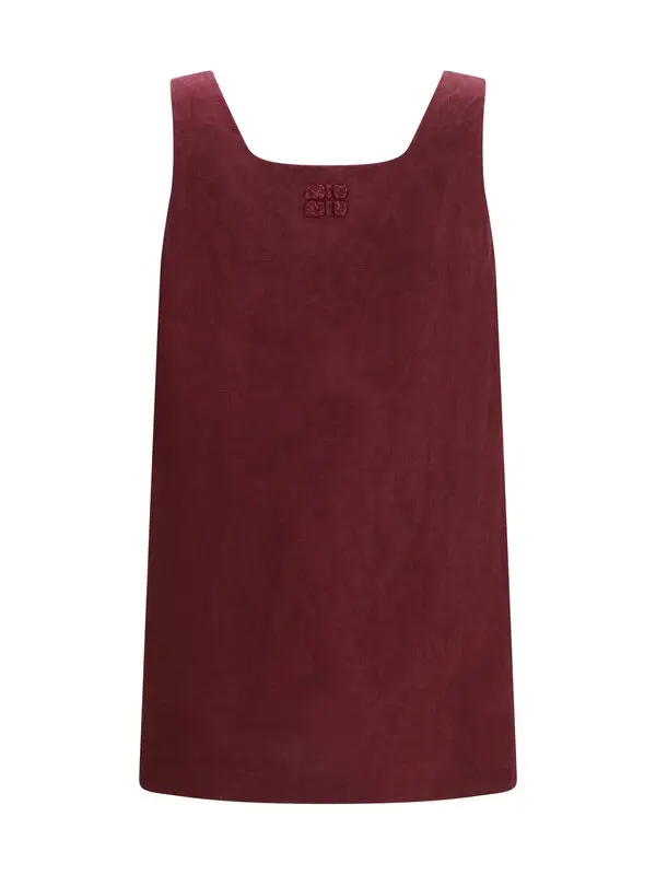 Miu Miu Linen Short Dress