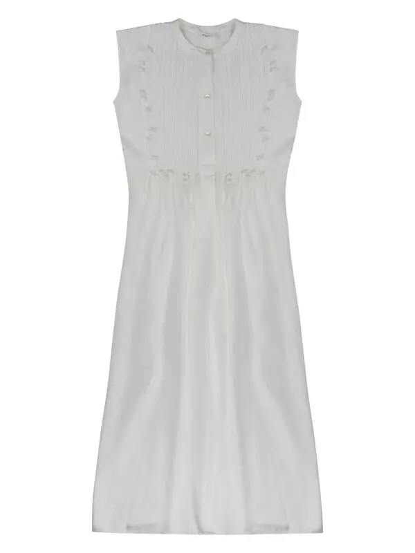 P.a.r.o.s.h Silk Dress - White