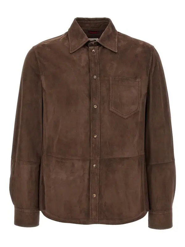 Brunello Cucinelli Suede Overshirt