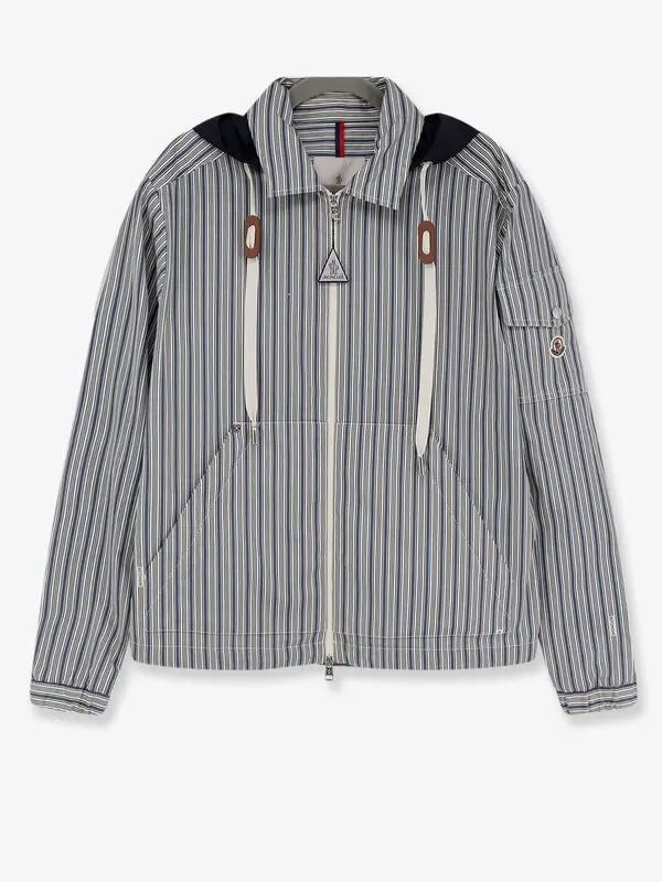 Moncler Havas Striped Cotton Jacket - Multicolor