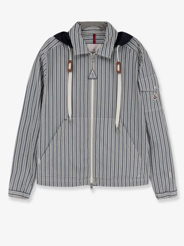 Moncler Striped Cotton Jacket - Multicolor