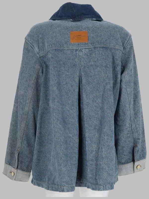 GANNI Giacca In Denim Patchwork