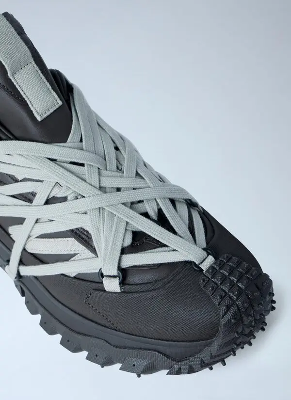 Moncler Rick Owens Trailgrip Megalace Sneakers - Gray