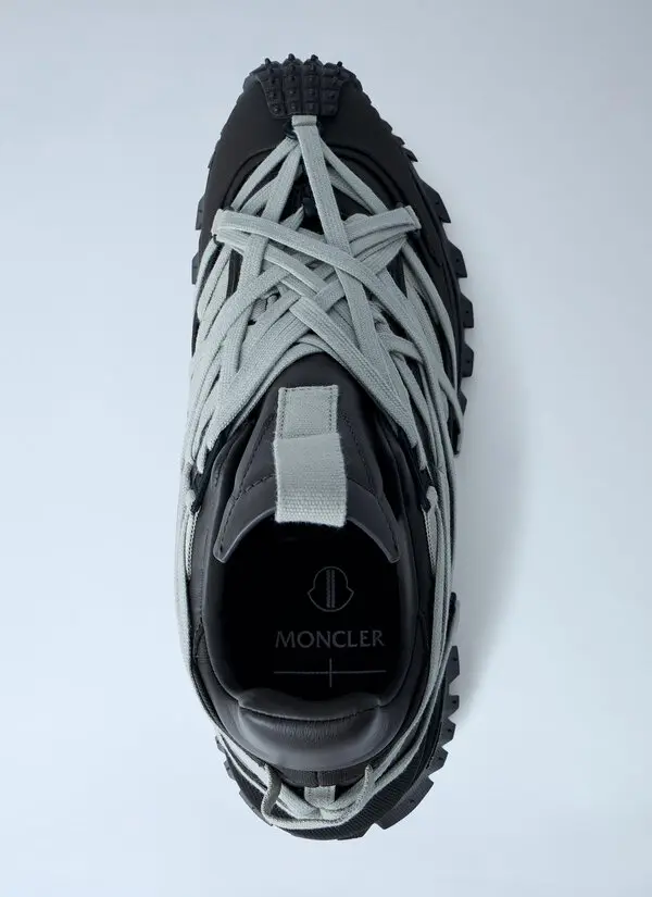 Moncler Rick Owens Trailgrip Megalace Sneakers - Gray