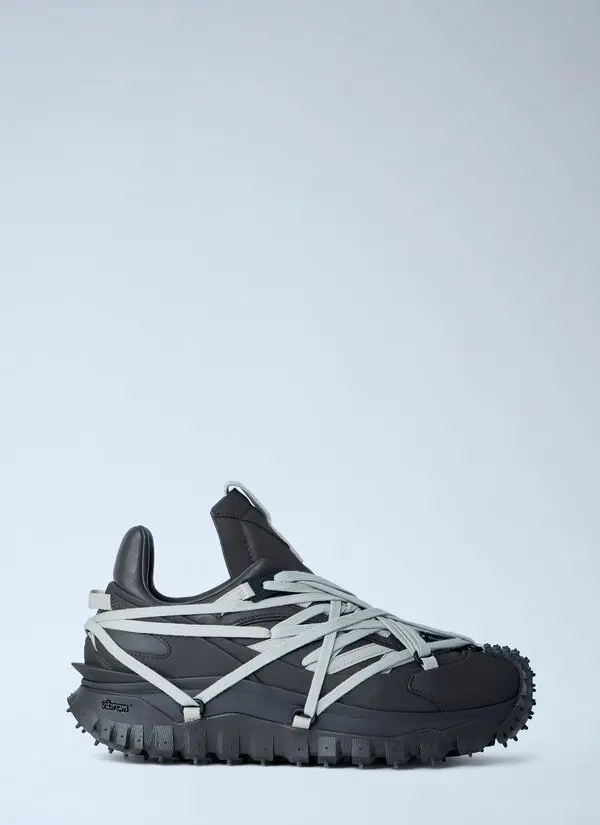Moncler Rick Owens Trailgrip Megalace Sneakers - Gray
