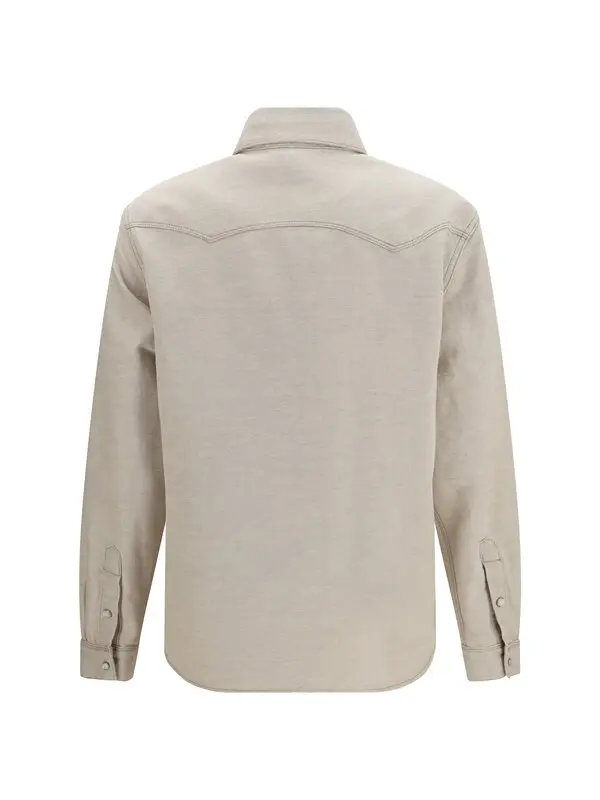 Fendi Selleria Denim Western Shirt - Multicolor