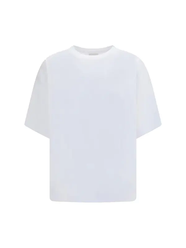 Dries Van Noten Monochrome Cotton T-shirt - White