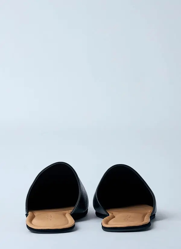 Our Legacy Ciagarr Leather Mules - Black