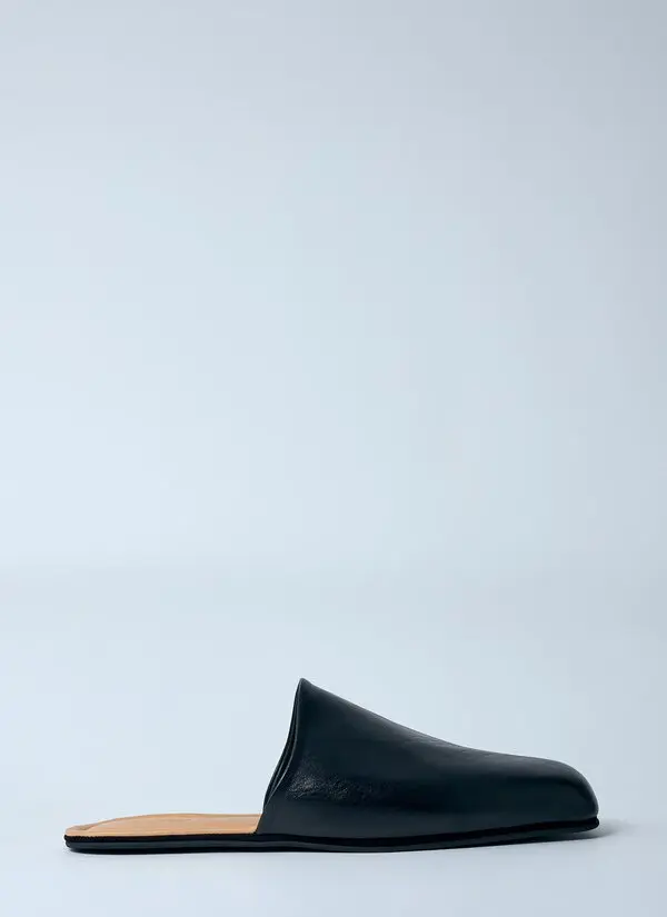 Our Legacy Ciagarr Leather Mules - Black
