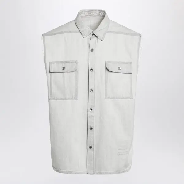 Rick Owens Vintage-effect Denim Vest