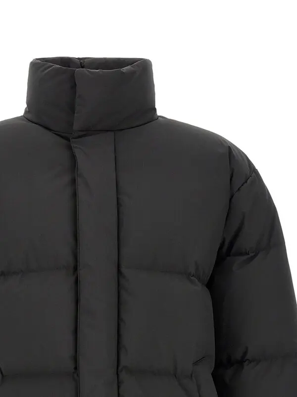 Saint Laurent High Neck Down Jacket - Black