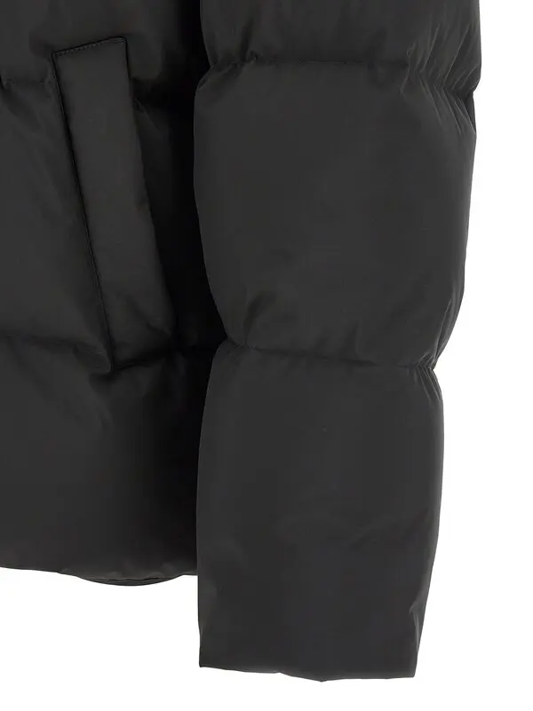 Saint Laurent High Neck Down Jacket - Black