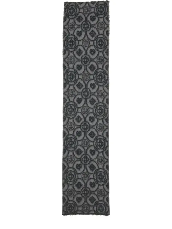 Casablanca Monogram Fluffy Scarf