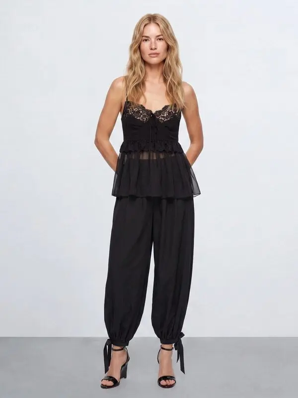 Chloé Fluid Trousers - Black