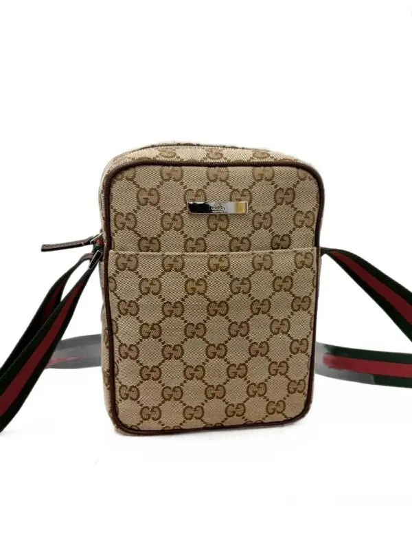 Gucci Monogram Canvas Crossbody Bag - Multicolor