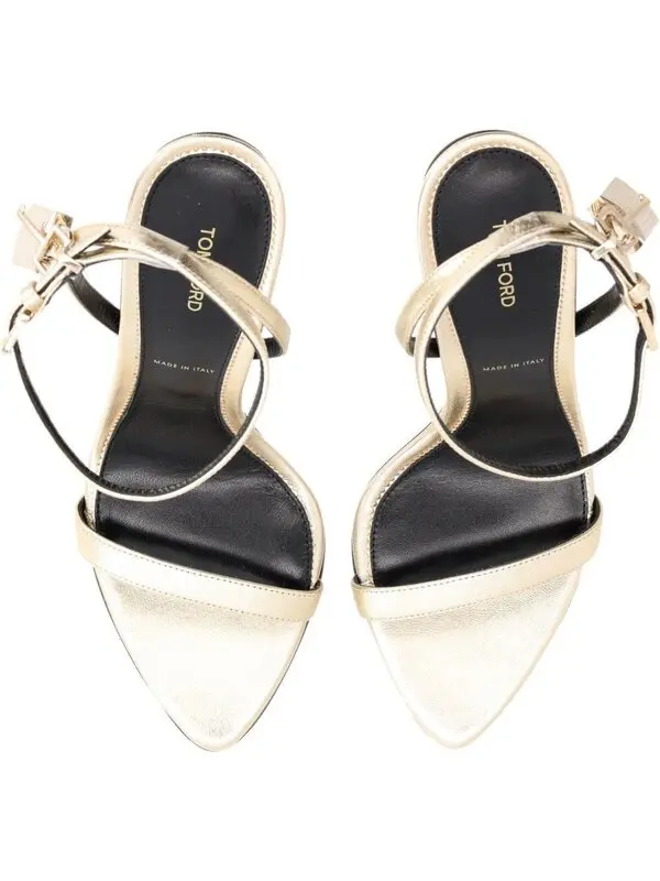 TOM FORD Padlock Sandal With Heel