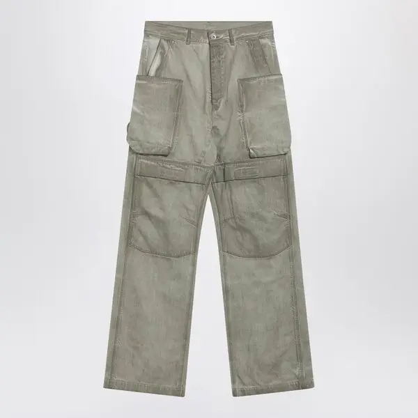 Rick Owens Sand Vintage-effect Cargo Trousers
