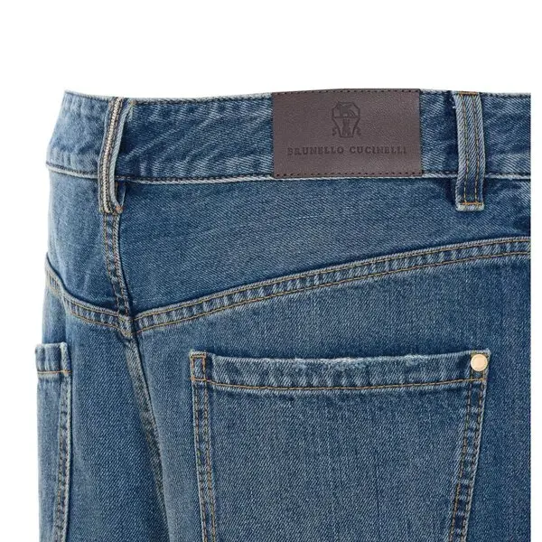 Brunello Cucinelli Contemporary Loose Denim Pants
