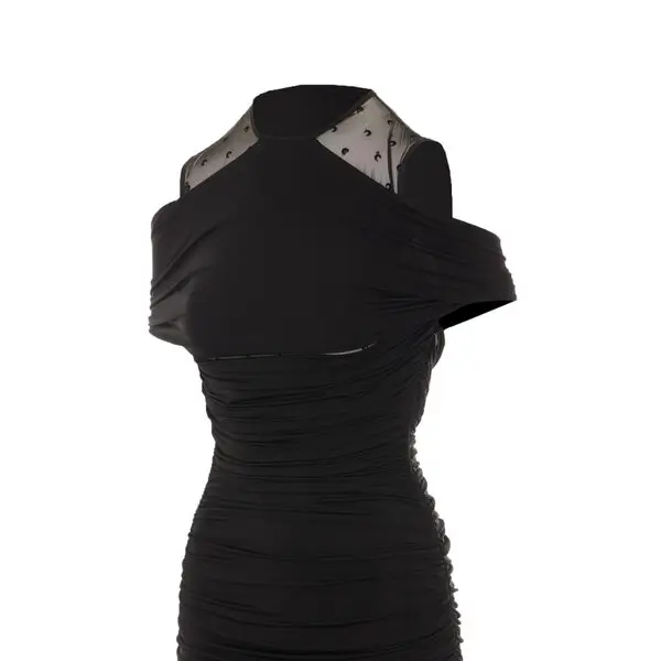 MARINE SERRE Moon Detail Dress