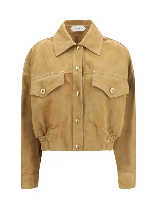 Versace Suede Blouson Jacket
