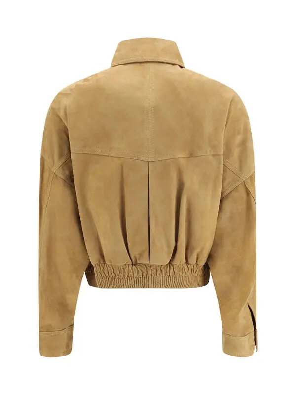 Versace Suede Blouson Jacket